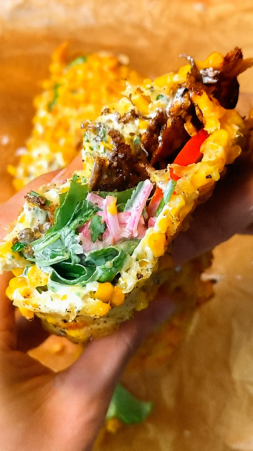 How to Make Vegan Cheesy Corn Wrap