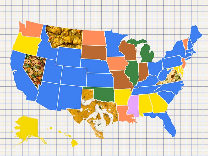 This Map Shows the Most Popular Meals for Dinner In Every U.S. State