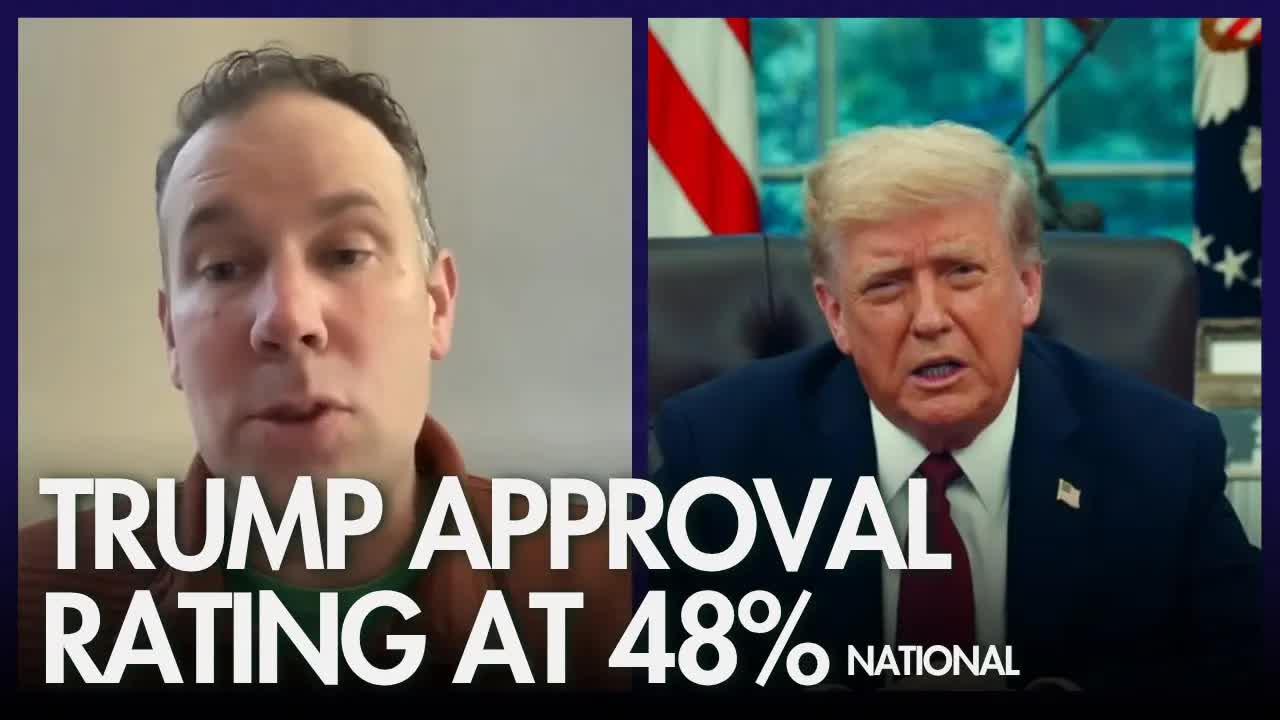 Trump approval rating at 48% in October, poll finds