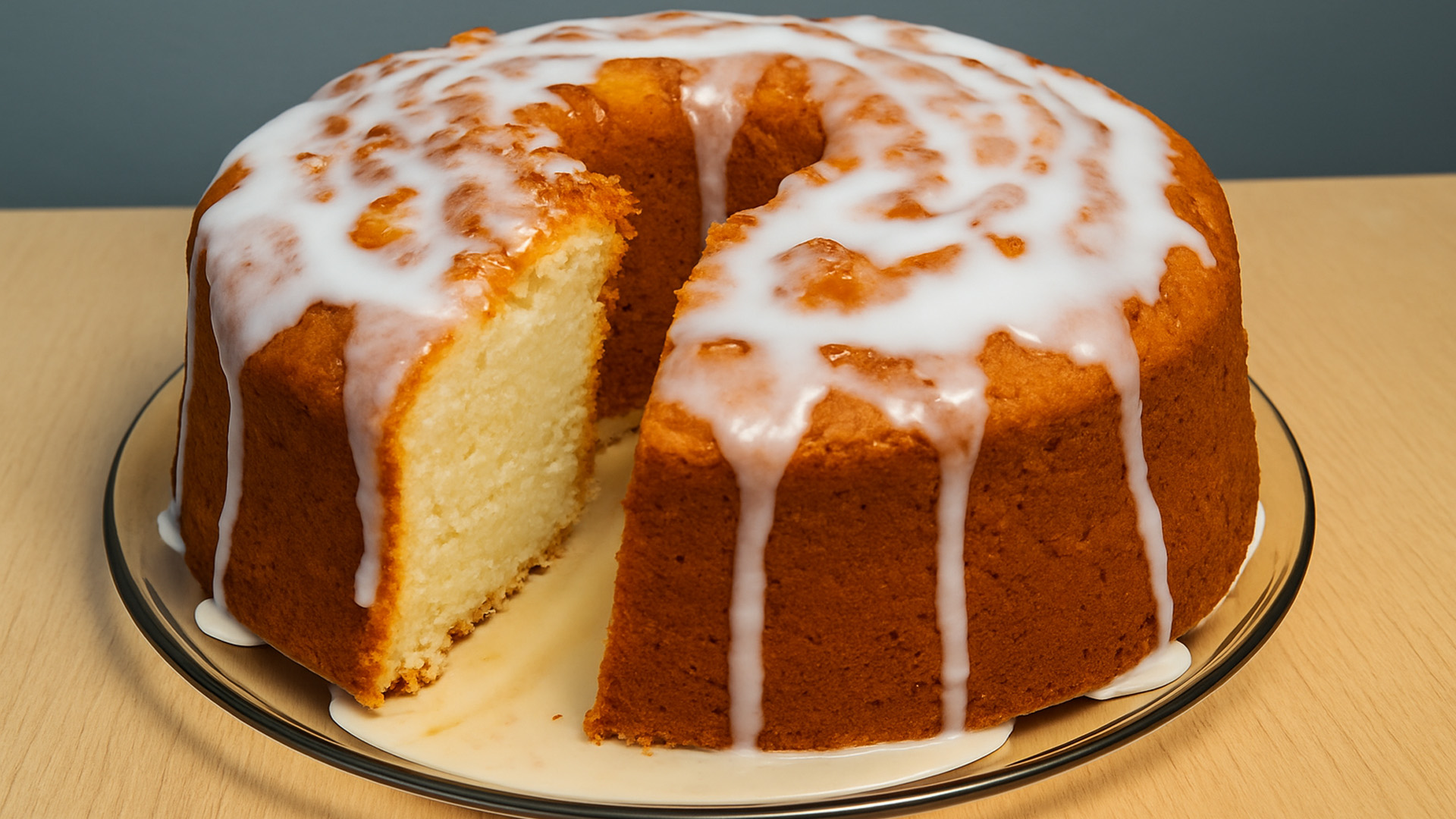 How to Make Vanilla Glazed Pound Cake
