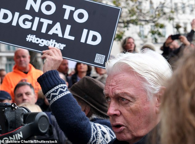 Thousands say no to digital ID cards as they march through London as ...