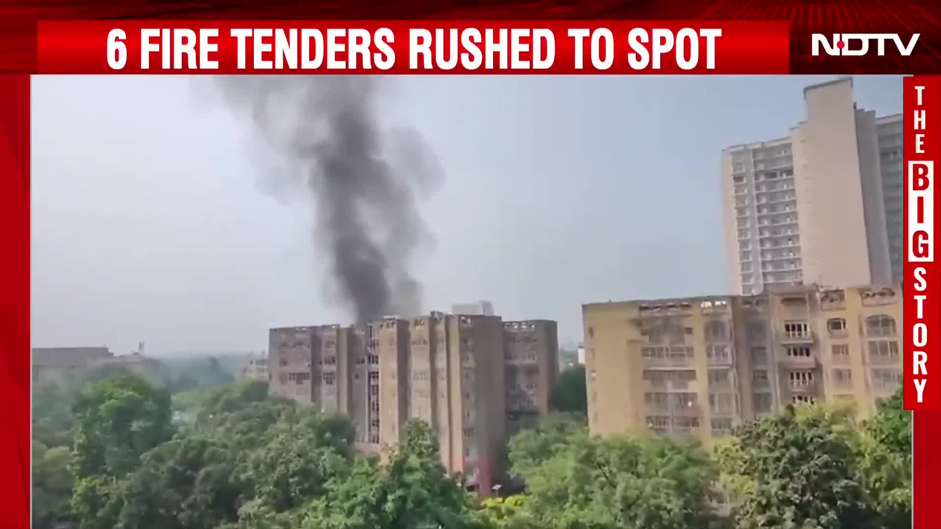 Massive Fire Breaks Out At MPs' Apartments In Delhi