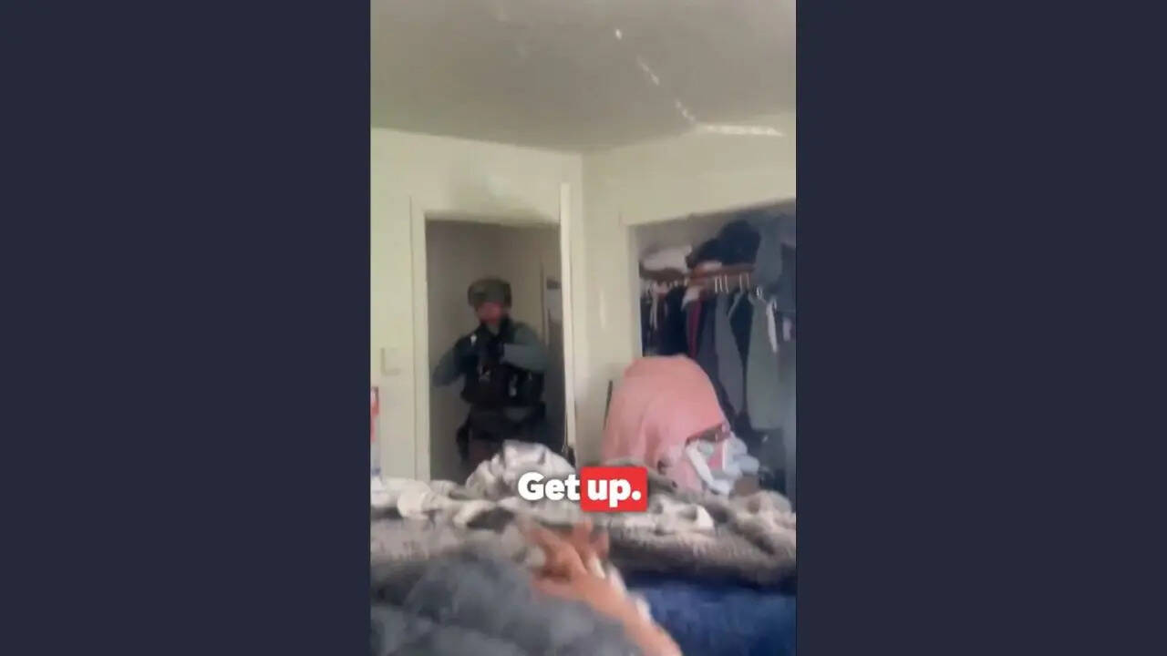VIDEO: Terrified Infant Cries As ICE Agents Break Down Door, Arrest And ...