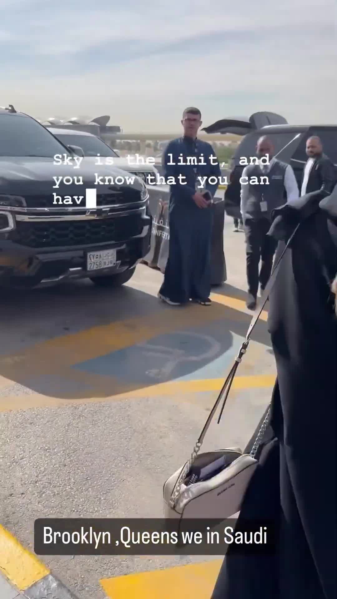 Big Baby Jarrell Miller being picked up in Saudi Arabia