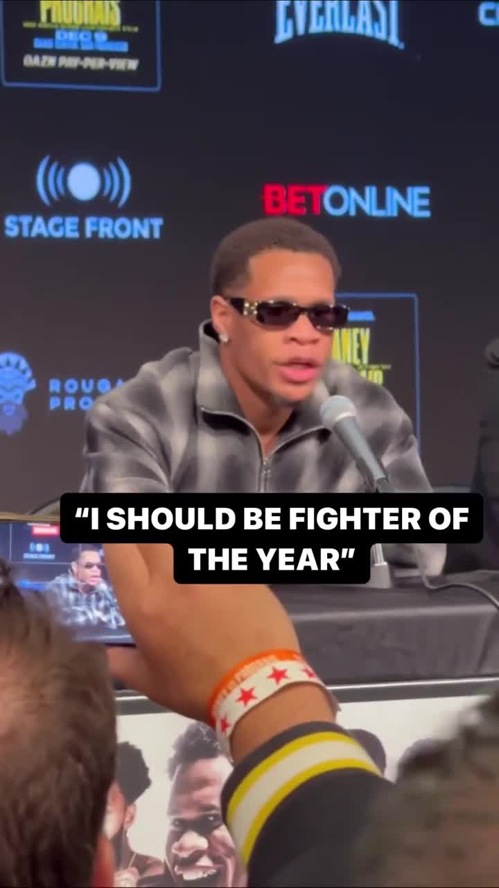 Devin Haney Feels Him and His Father are Fighter and Trainer of The Year 🏆