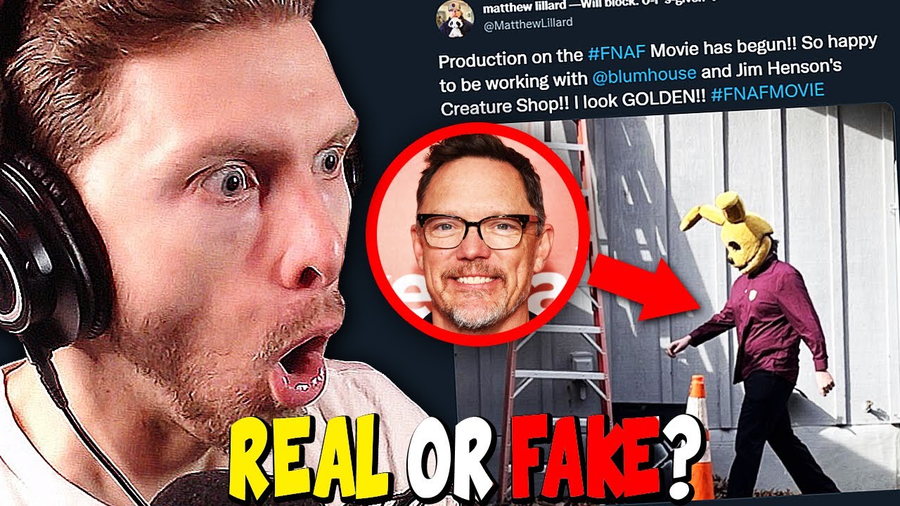 FNAF movie set pictures real or fake