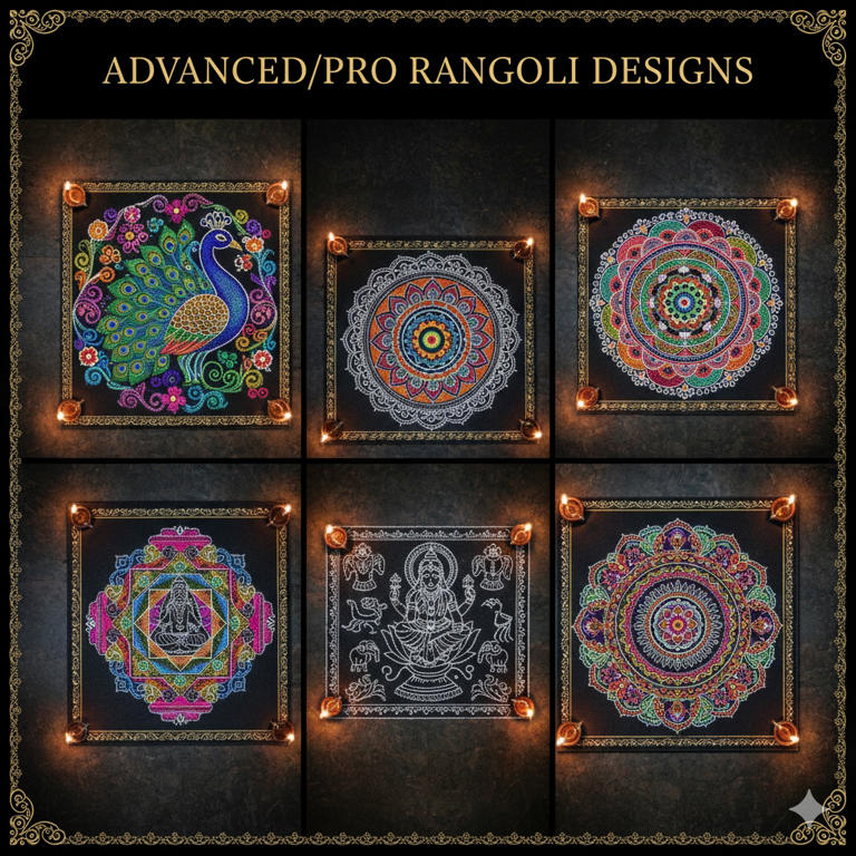 Diwali 2025 rangoli: Stunning designs for beginners and pros using ...