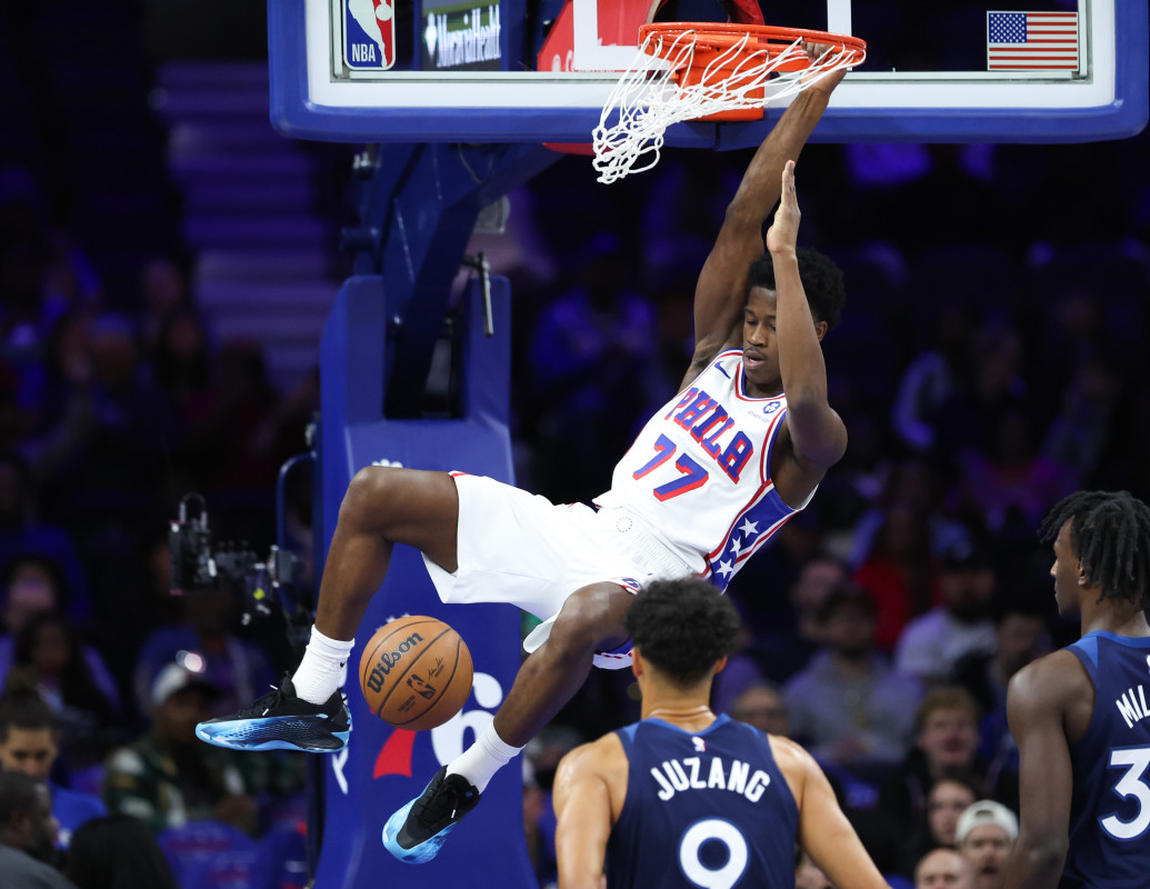 VJ Edgecombe's confident message after 76ers' OT win against Grizzlies