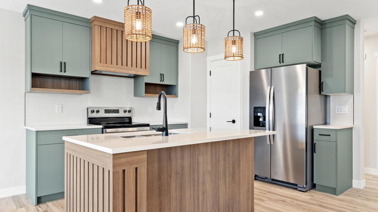 The Subtle Way To Add A Touch Of Rustic, Natural Wood To The Kitchen