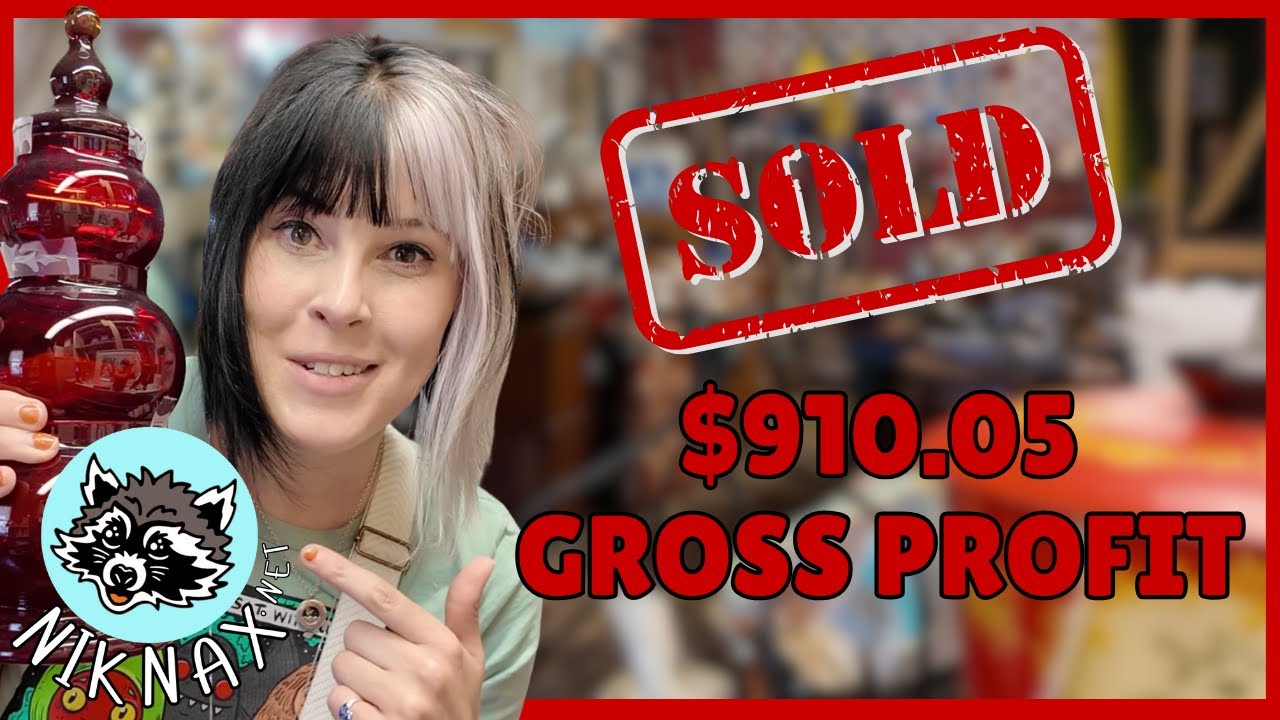 What Sold? $910 Gross Profit Reselling Old Stuff on Niknax | Crazy Lamp ...
