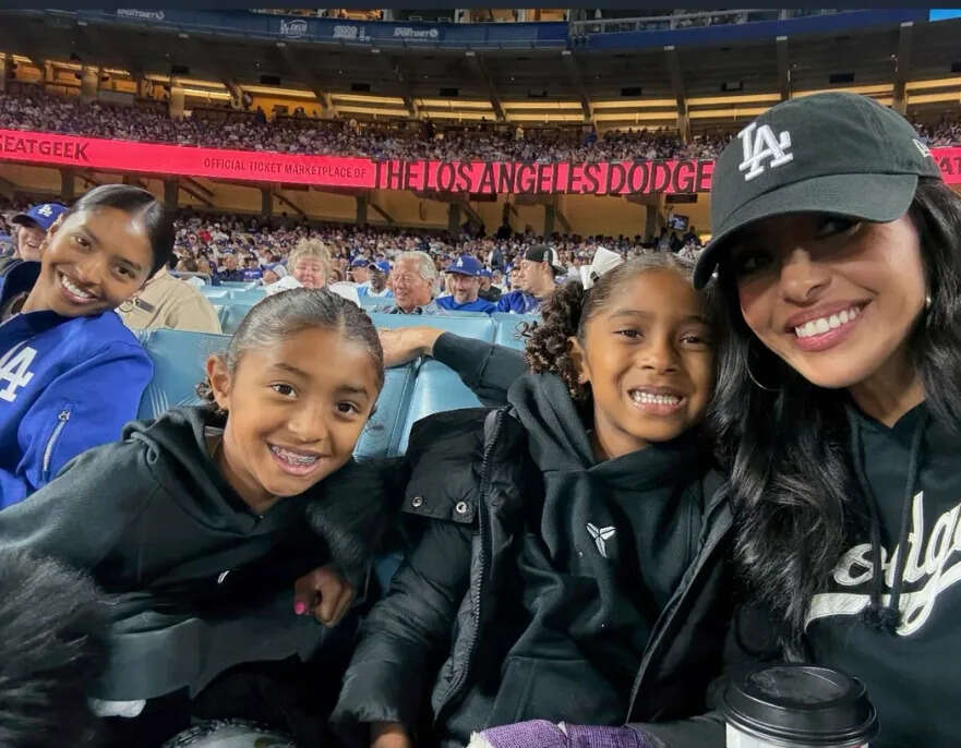 Vanessa Bryant and daughters erupt in joy after Shohei Ohtani leads Los ...