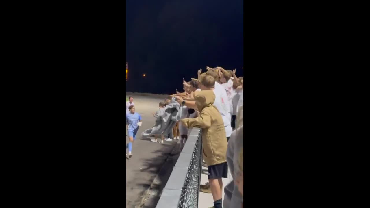 Railing collapse during celebratory moment in Louisville, Kentucky, USA