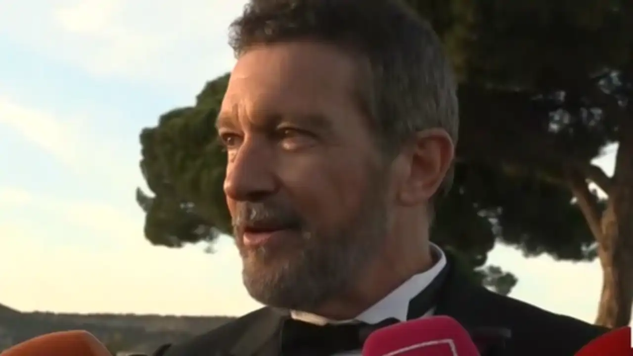 Antonio Banderas, un orgulloso padrino de la boda de su hija Stella ...