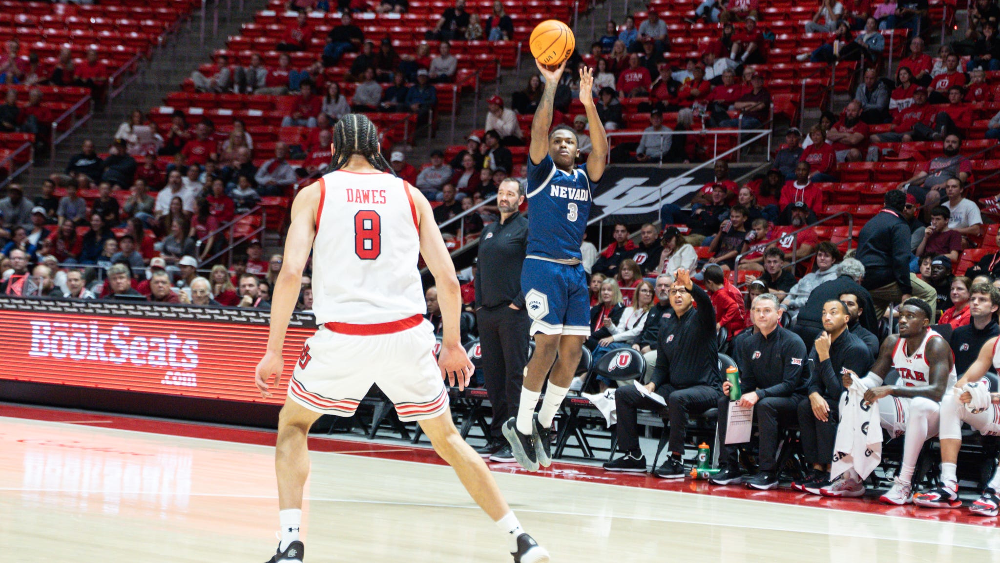 Nevada men's basketball team wins exhibition game at Utah