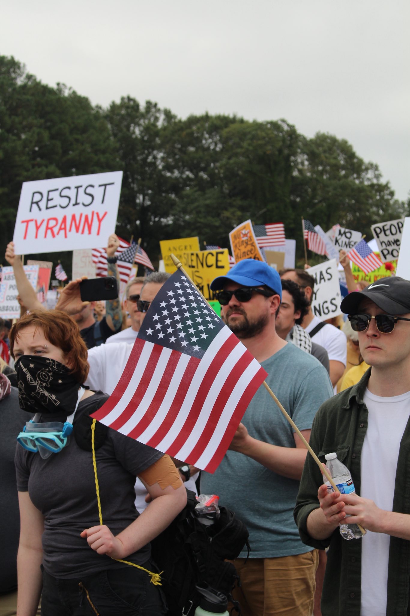 Thousands rally at No Kings protests in Metro Atlanta