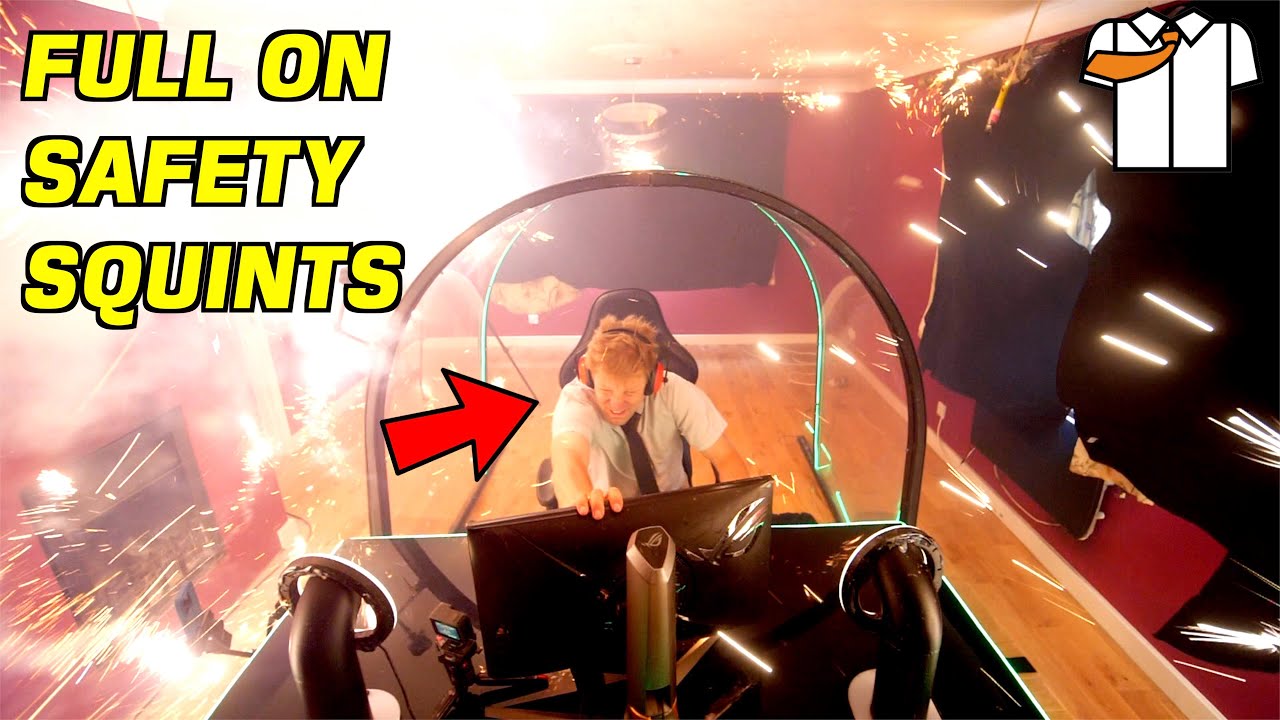 I built an extreme 4D gaming setup! 🎮