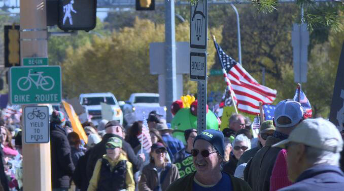 Bismarck’s 5th ‘No Kings’ protest draws largest crowd yet