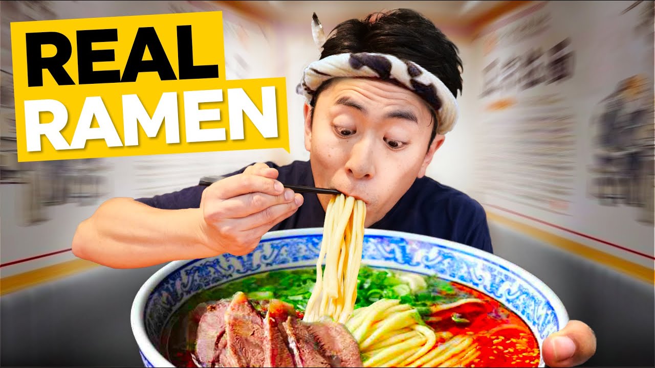 Japanese ramen chef tries Chinese hand-pulled noodles!