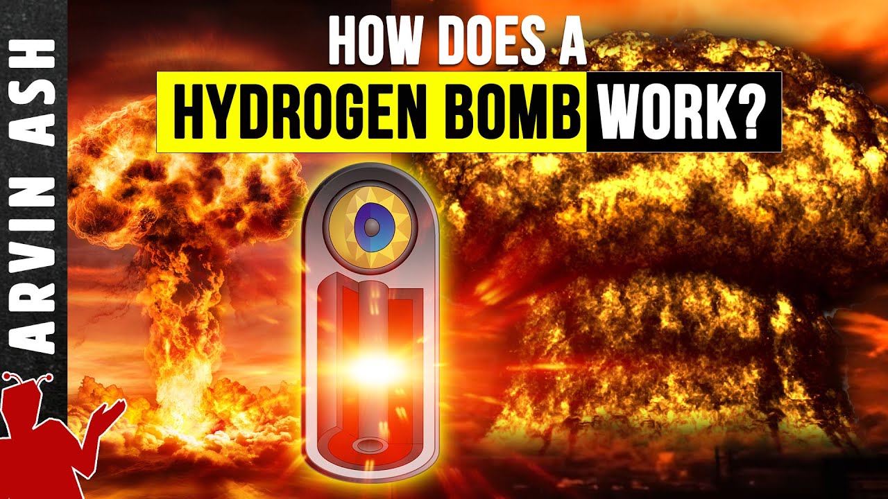 Nuclear bomb: How it works in detail. Atomic vs hydrogen bomb (H-bomb)