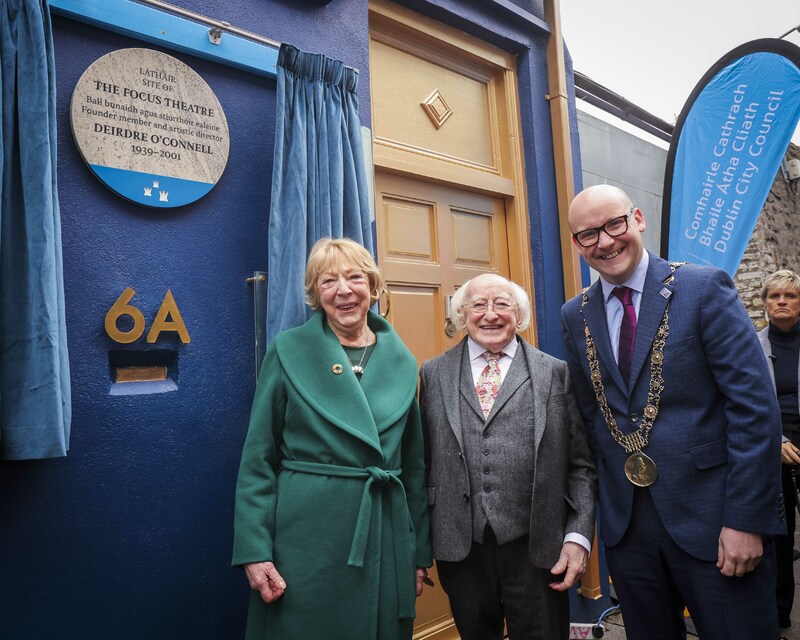 Founder and artistic director of the Focus Theatre honoured in Dublin