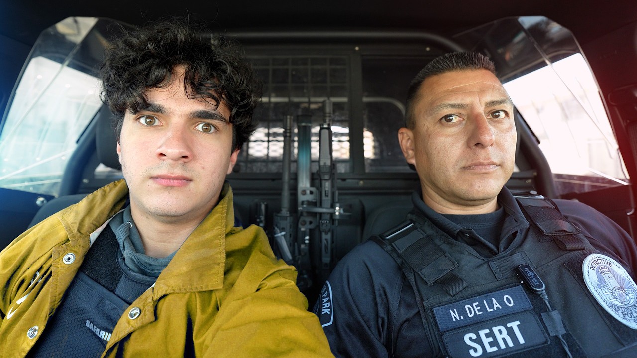 I joined the police on a crazy day