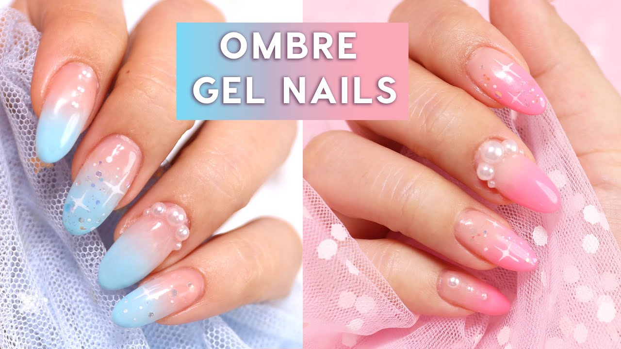 Easy ombre gel nail art 💅🏻