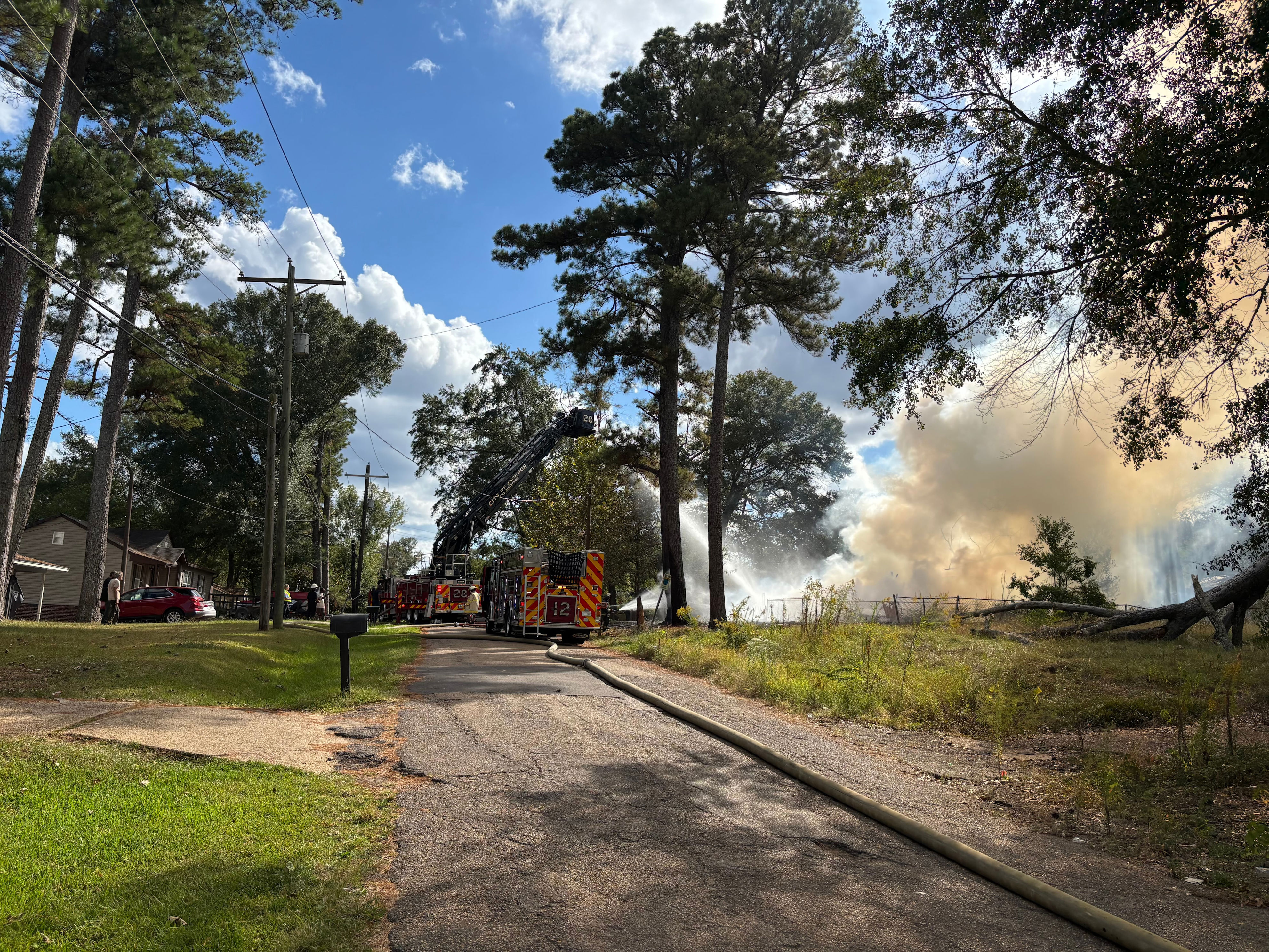JFD investigating house fire on Arbor Hills Drive