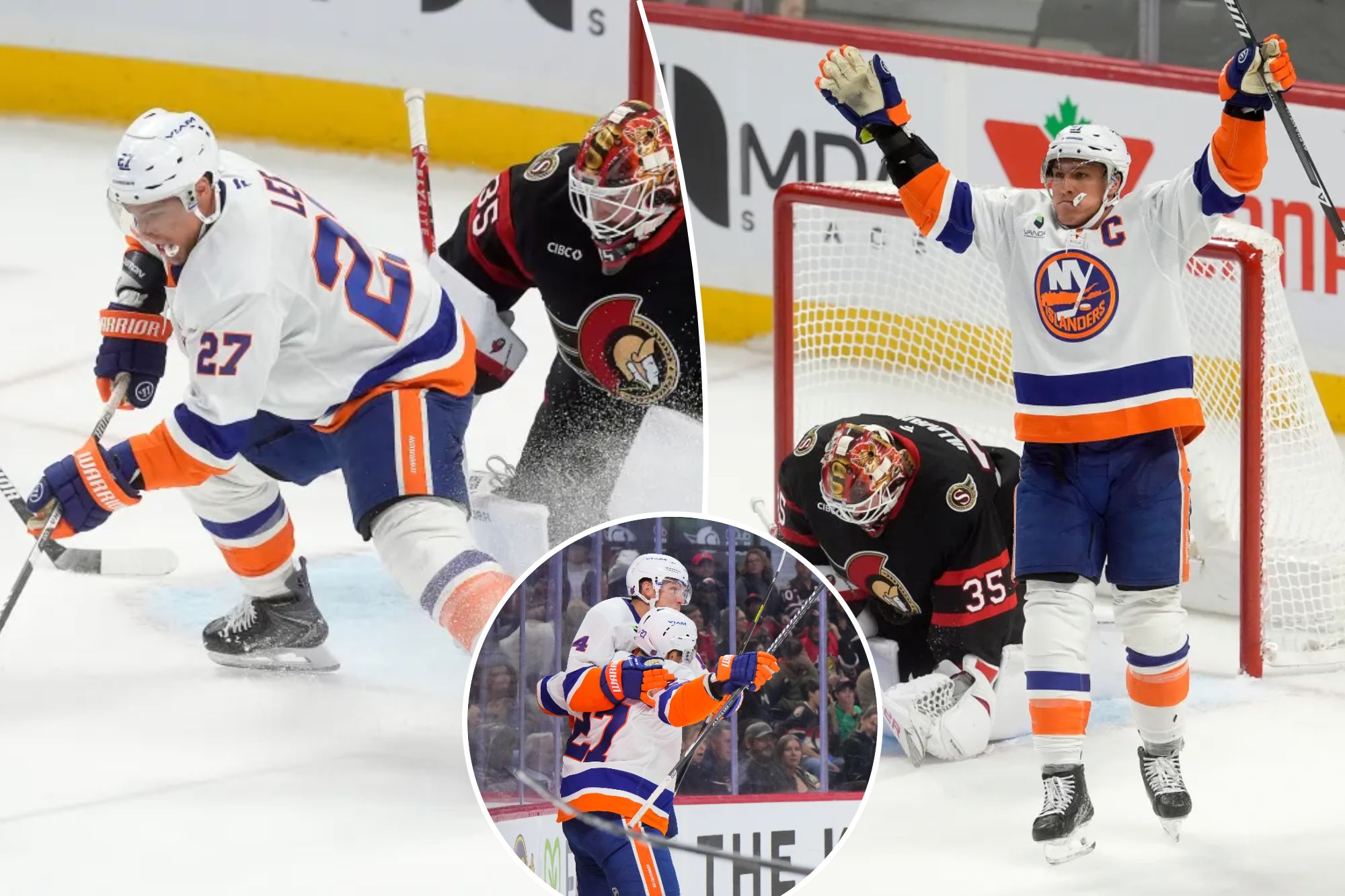 Anders Lee’s late goal lifts Islanders over Senators for wild comeback win