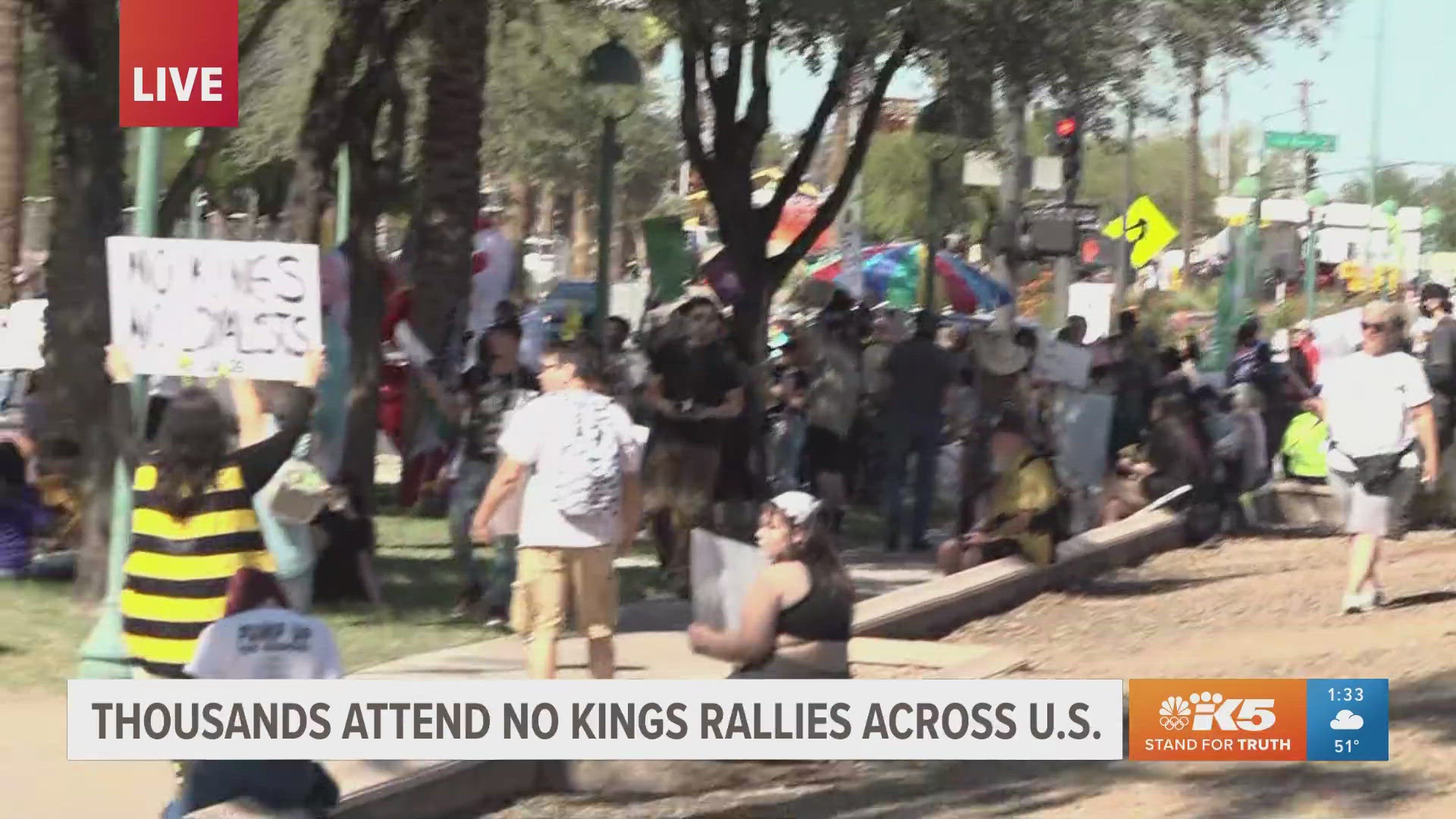 No Kings protests and rallies in Spokane, Phoenix, Atlanta