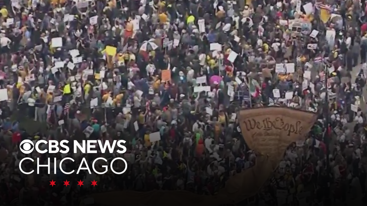 No Kings Protest Ends With March Downtown