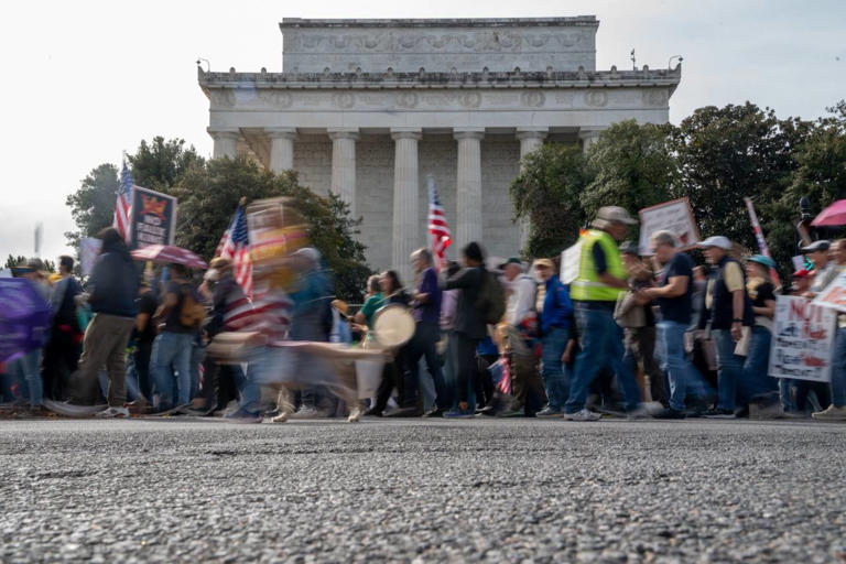 See Photos From ‘No Kings’ Protests Across the Country