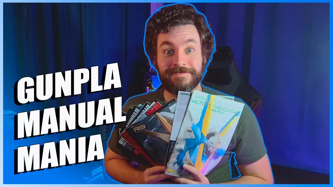 All my Gunpla manuals [Gundam model kit manual review]