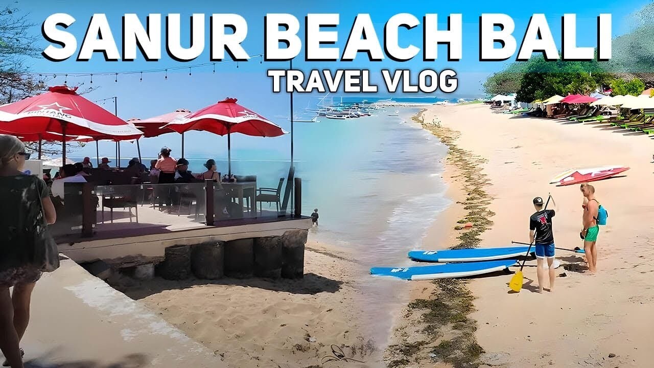 Sanur Beach Bali Travel Vlog 2025