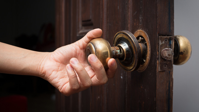 The Quick Fix That'll Save Your Wobbly Doorknob From Falling Off