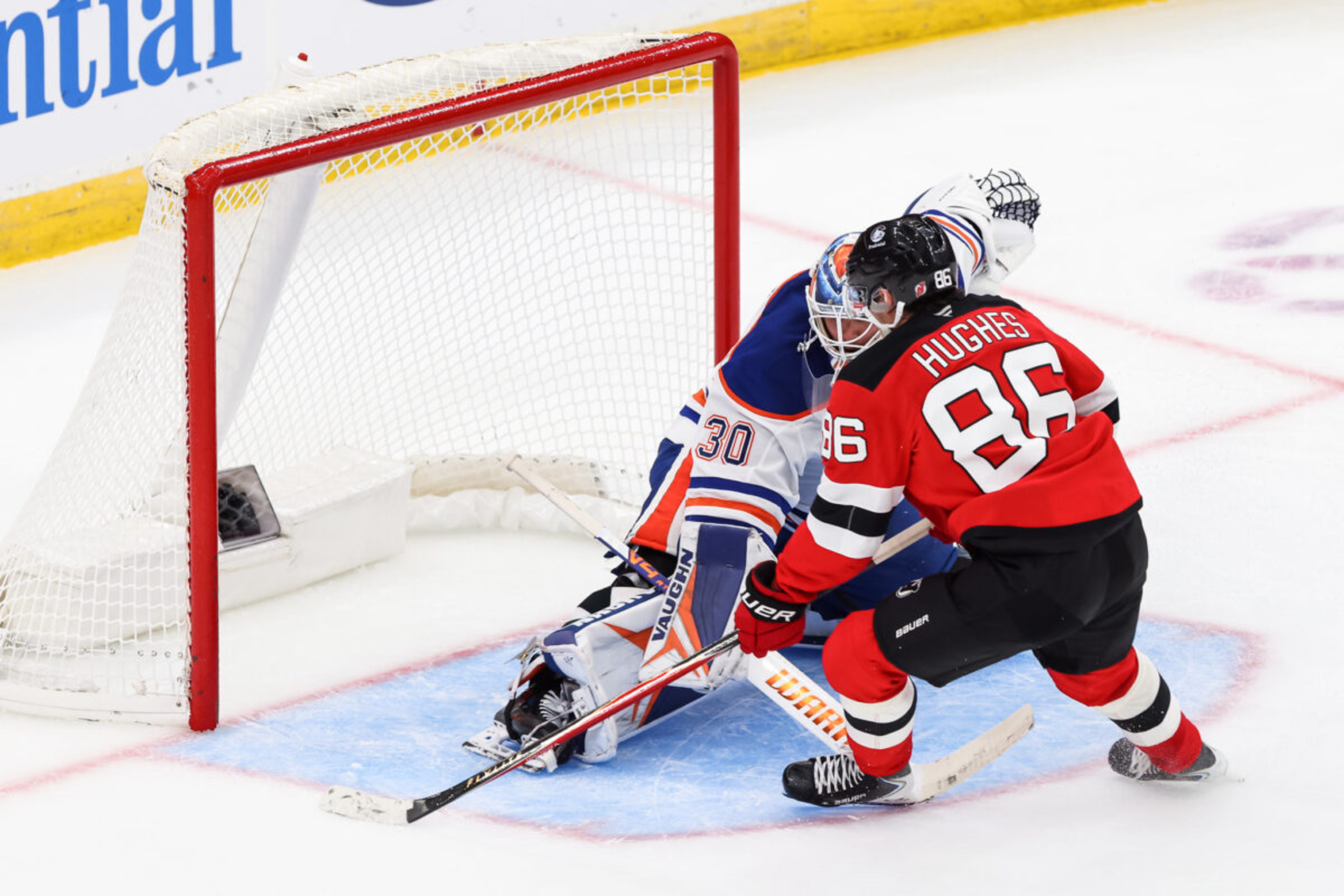 Jack Hughes Scores Twice to Lift Devils 5-3 Over Oilers
