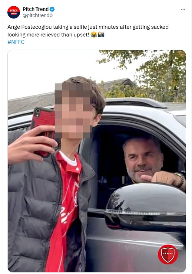 Ange Postecoglou's incredible act minutes after sacking