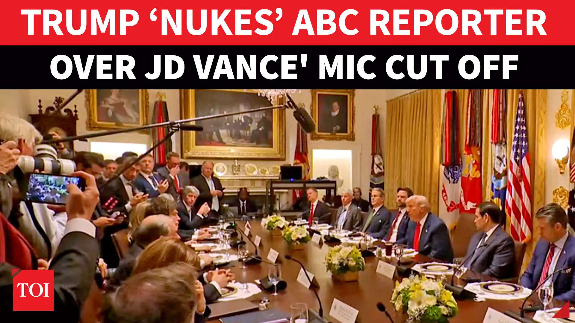 ‘You’re ABC Fake News…’: Trump Slaps Down Reporter After Vance’s Mic ...