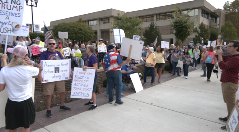 PHOTOS: No Kings protest draws thousands to downtown Dayton
