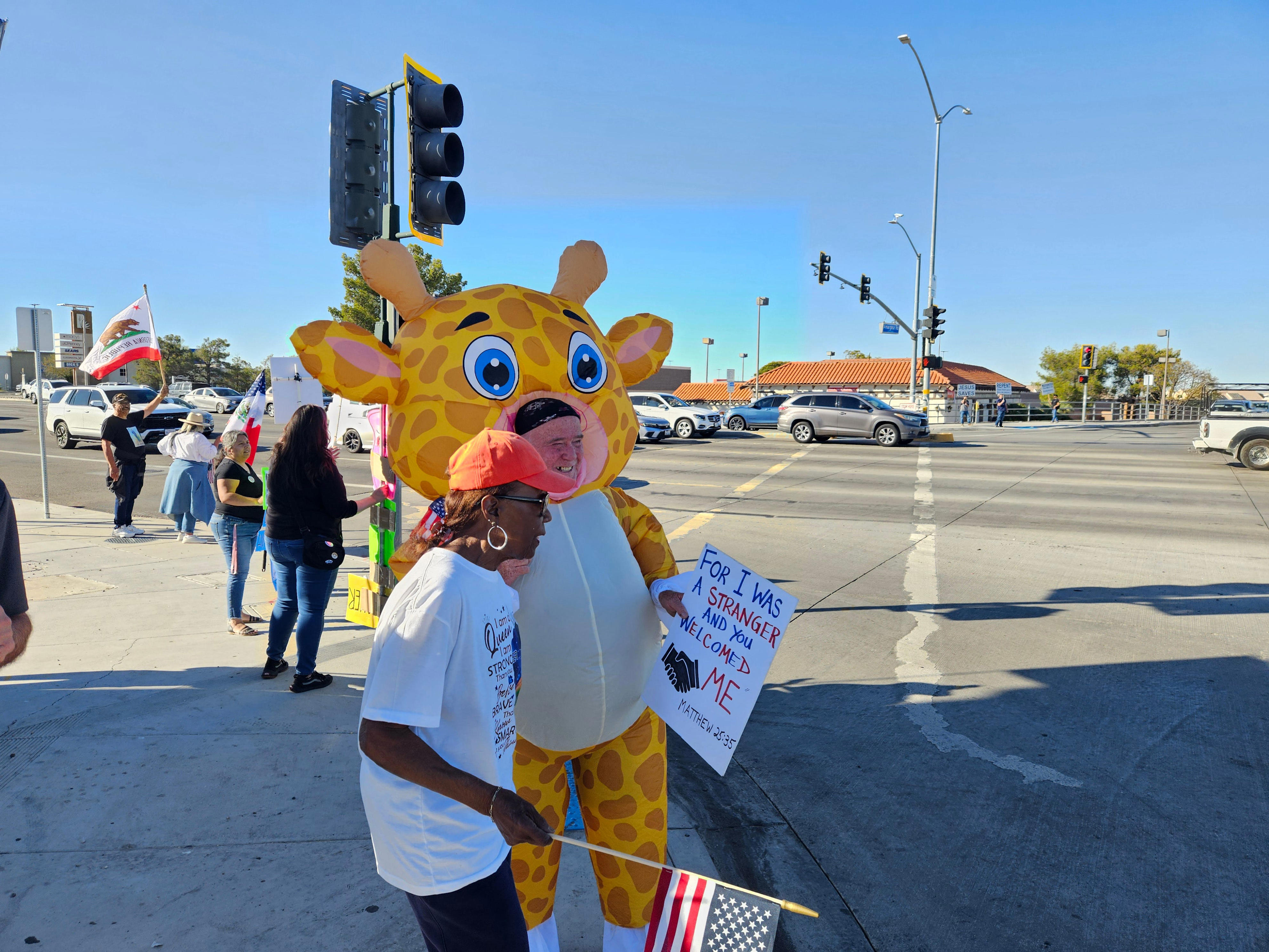 'People are angry.' Demonstrators return to Victorville for 'No Kings ...