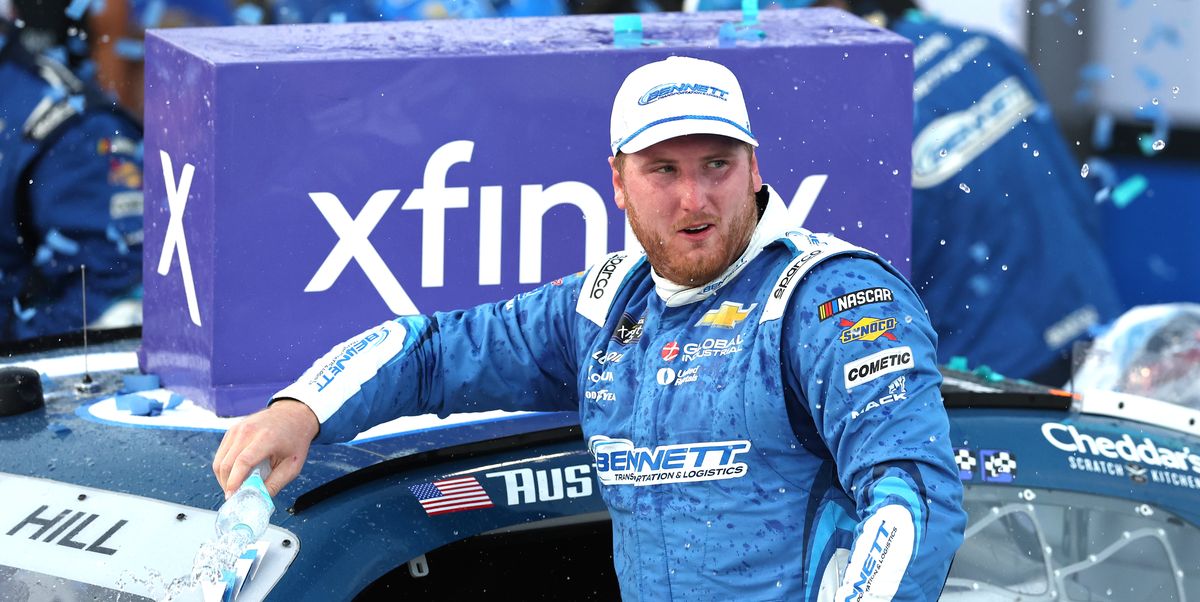 Austin Hill Survives Chaos to Win Wild Xfinity Race at Talladega