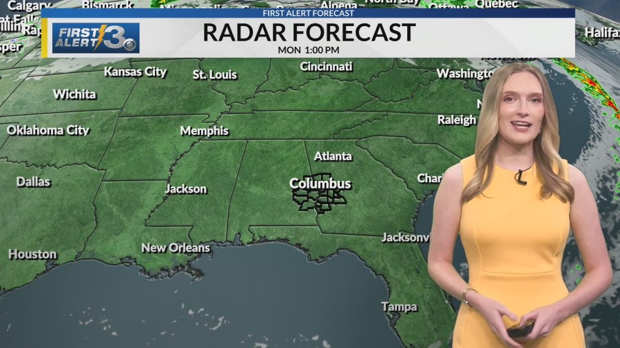 Tracking a line of storms early Sunday morning