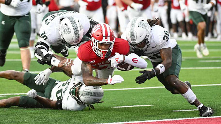 Indiana Overwhelms Michigan State for Fourth Straight Loss, 38-13