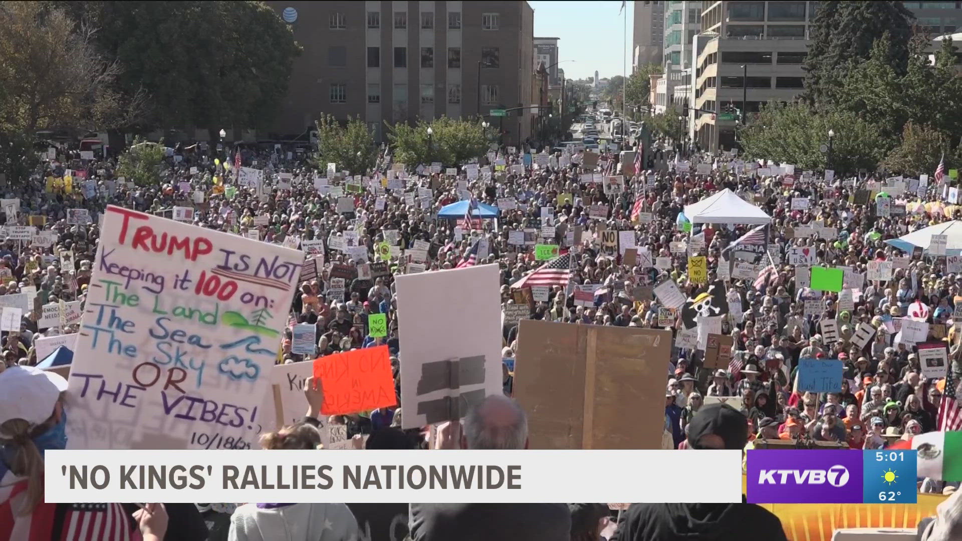 No Kings Protest In Boise