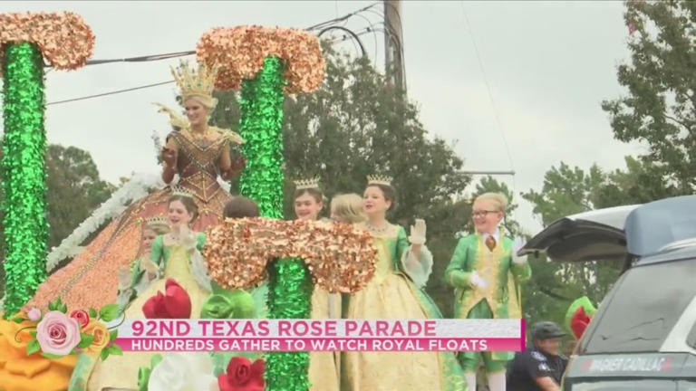 Hundreds gather for 92nd Texas Rose Festival Parade in Tyler