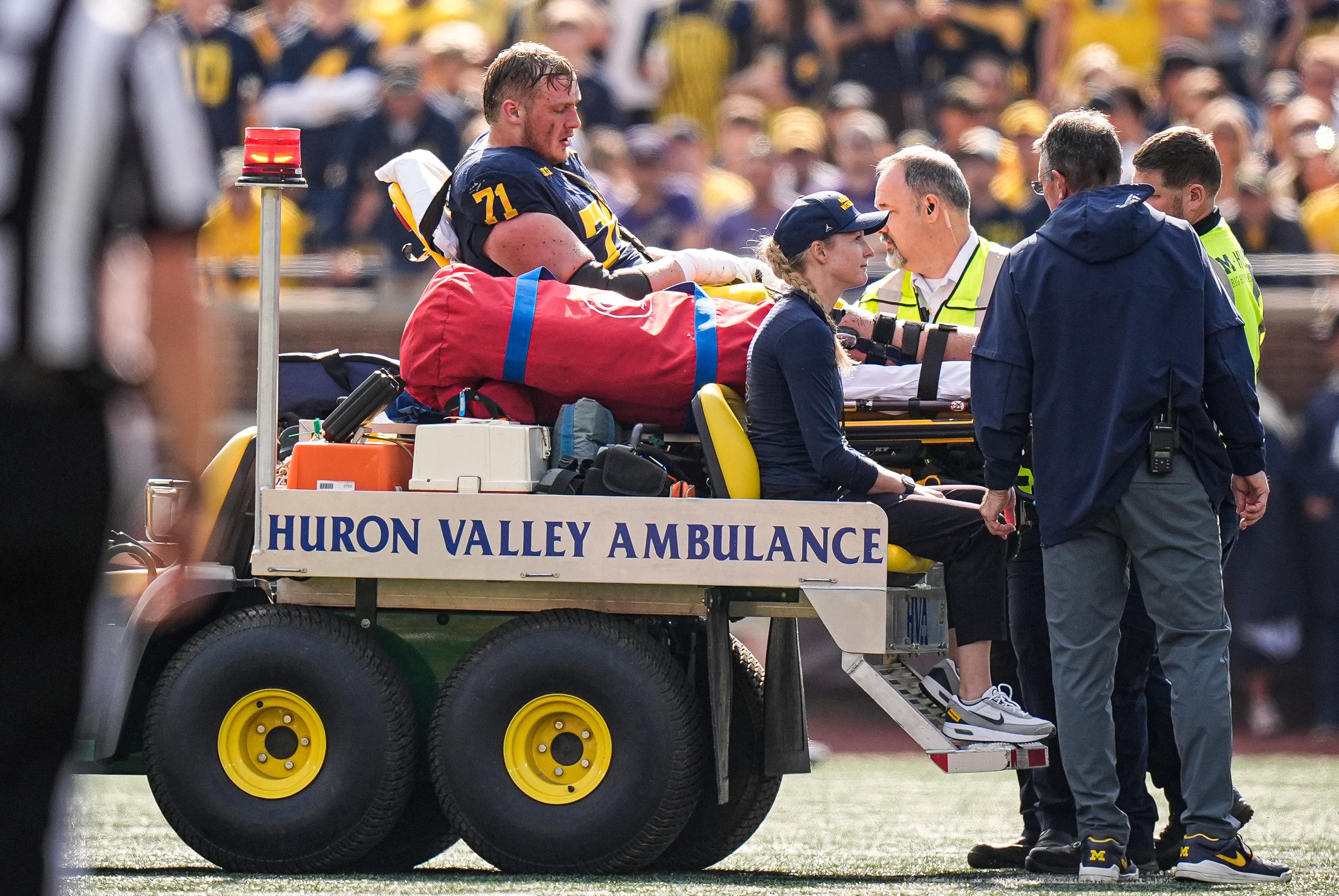 Michigan football trying to get healthy with sights set on Michigan State