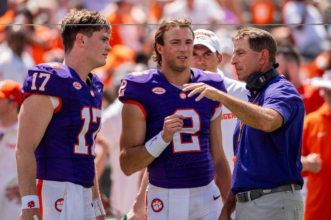 Cade Klubnik won't play today. Meet Clemson's new starting quarterback ...