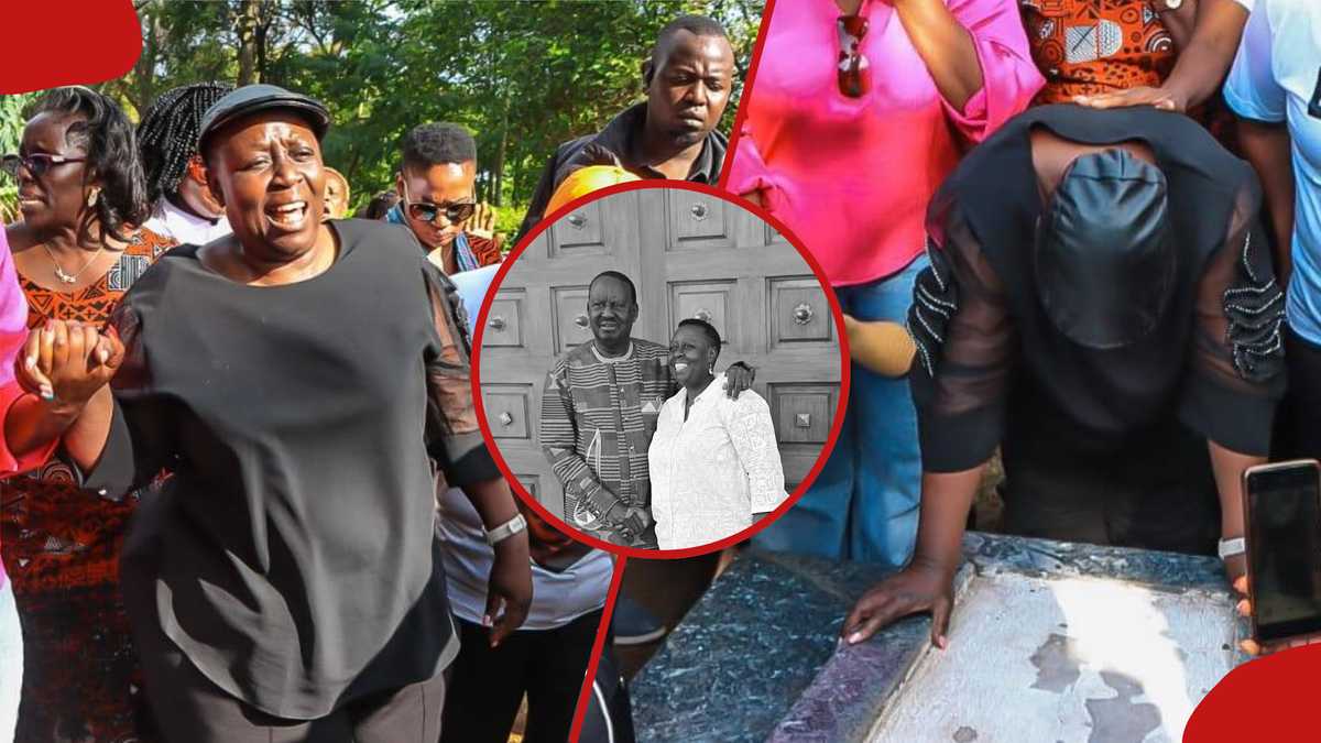 Raila Odinga: Ruth Odinga visits family mausoleum to ‘inform’ mum of ...