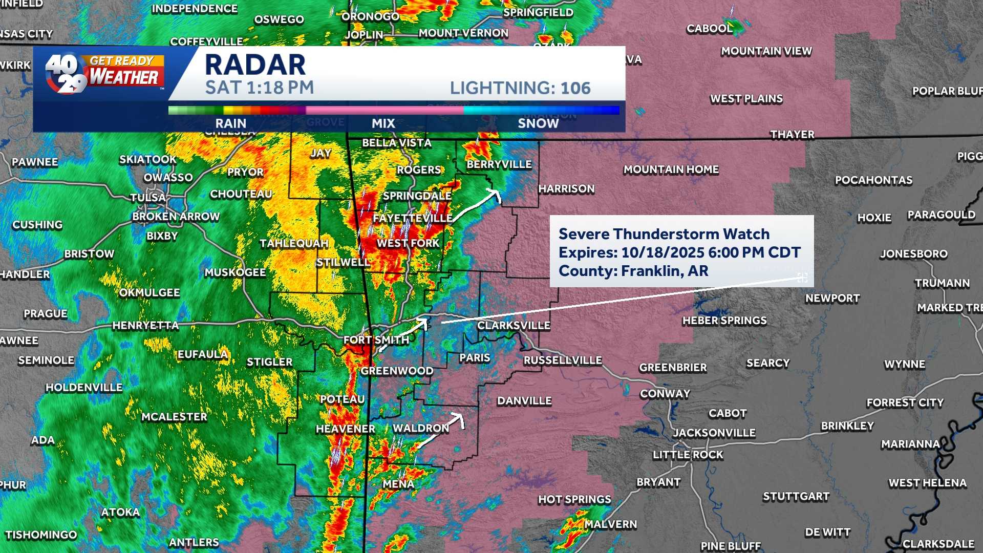 Severe weather threat over