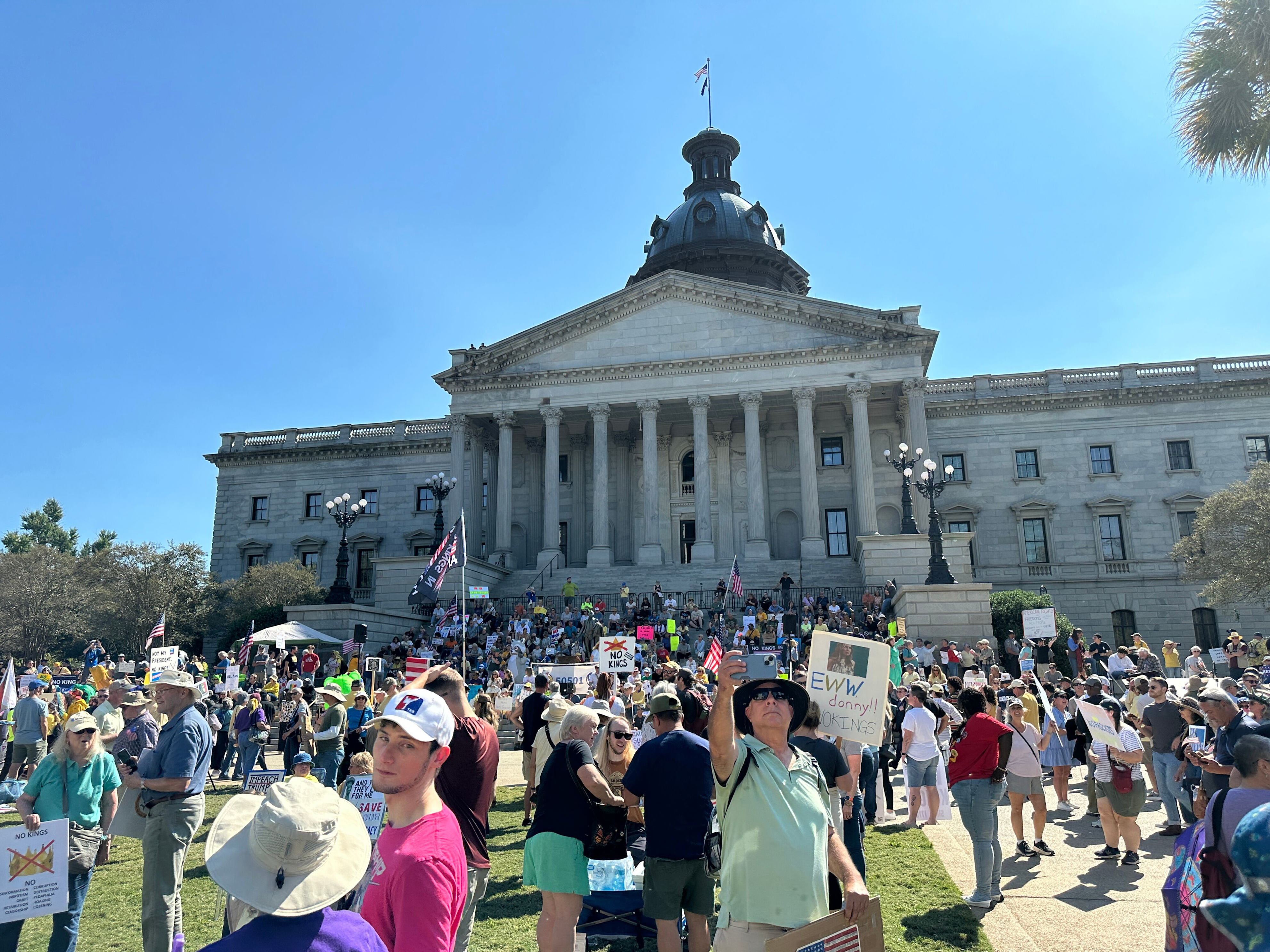 ‘No Kings’ rally held outside SC State House