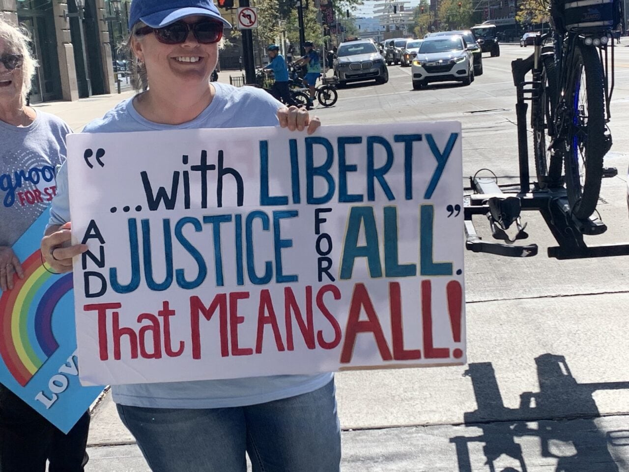 Thousands show up to No Kings protests in Downtown Dayton